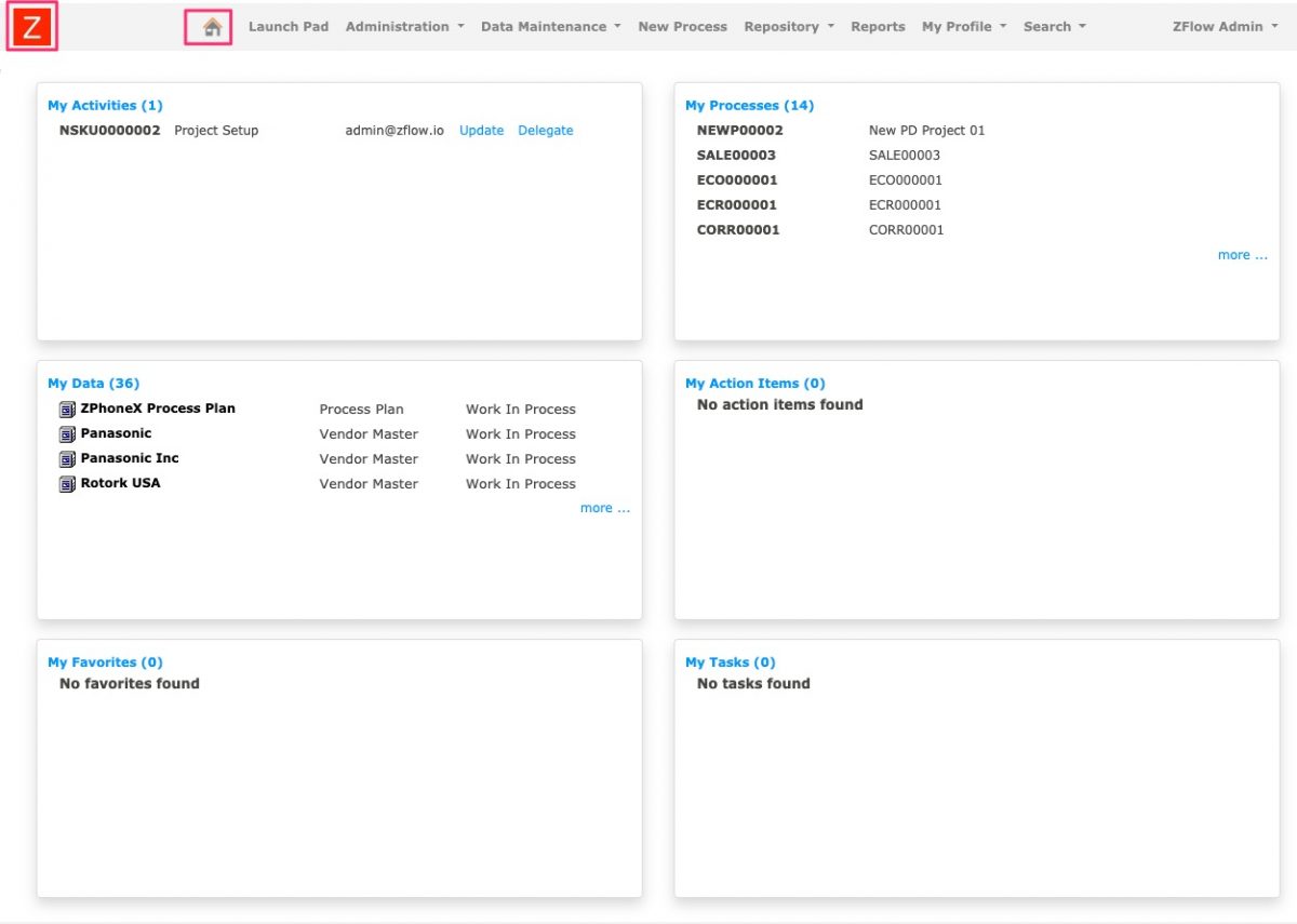 ZFlow Documentation – Digital Workflow for the Modern Supply Chain
